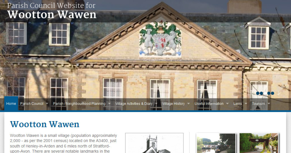 Web Design for Parish Council- Web development from ExtraDigital